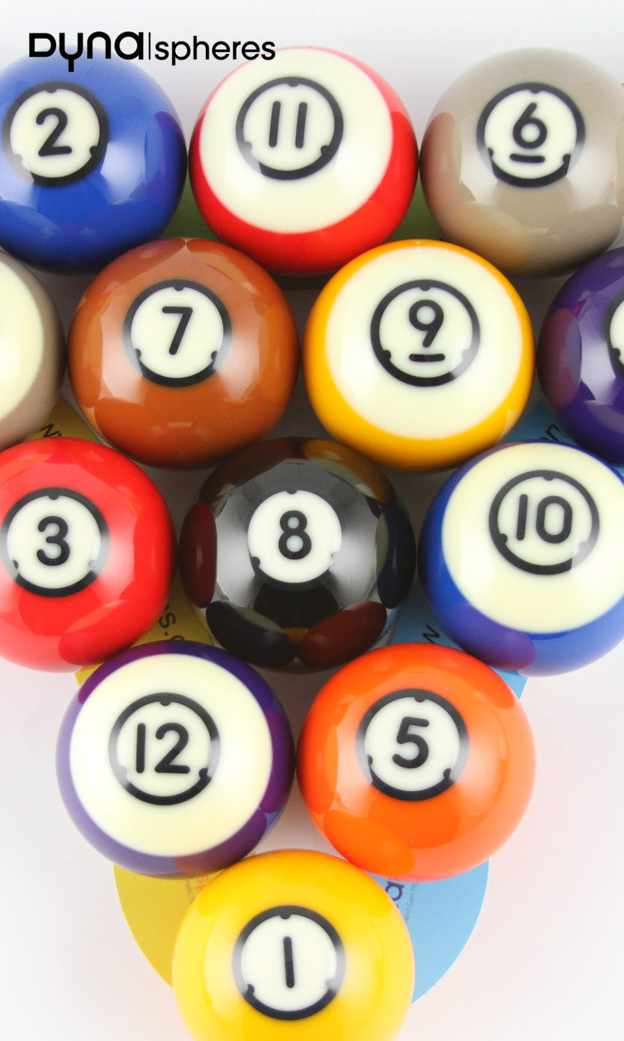 Dynaspheres Poolball set Rhodium – Pro Billiard Cues