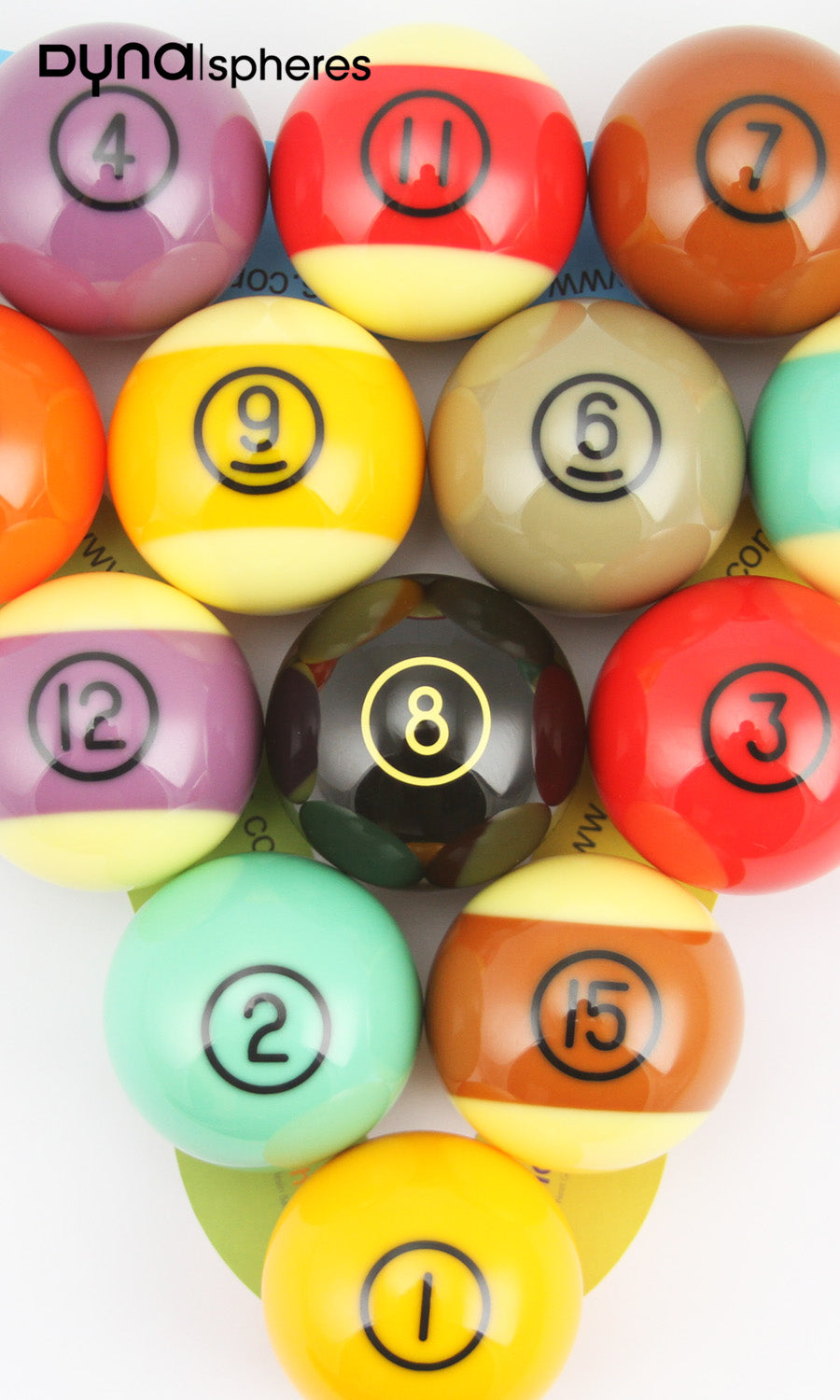 Dynaspheres Poolball set Tungsten 572 – Pro Billiard Cues